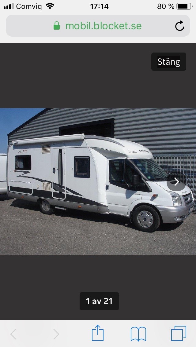 Rent motorhome in Borlänge with 4 sleeping spots – MyCamper